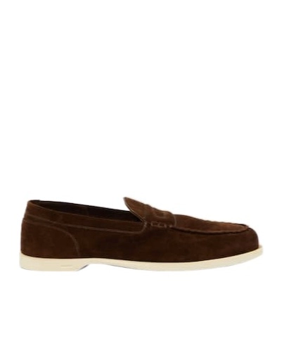John Lobb Pace Suede Loafers