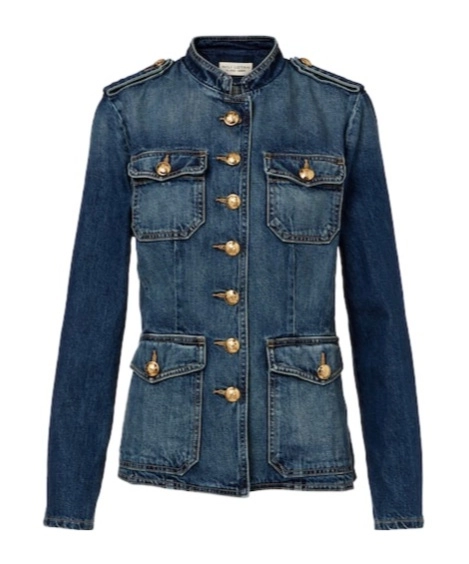NILI LOTAN Button-down Denim Jacket