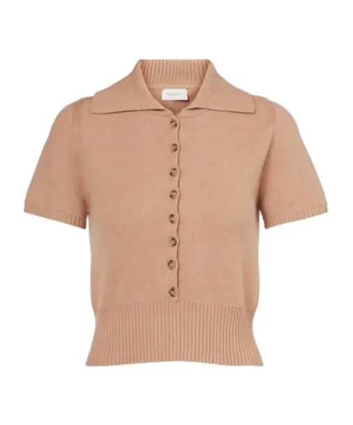 Magda Butrym Knitted Cotton-blend Top