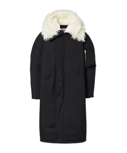 JIL SANDER Faux Fur-trimmed Down Jacket