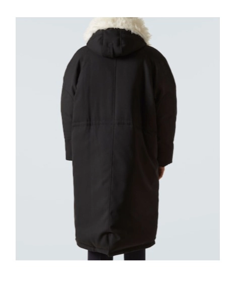 JIL SANDER Faux Fur-trimmed Down Jacket