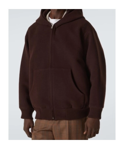 Auralee Hooded Zip-up Sweatshirt