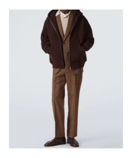 Auralee Hooded Zip-up Sweatshirt