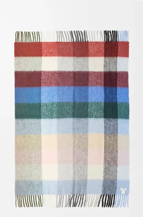 Loewe Blanket In Alpaca And Wool Blend