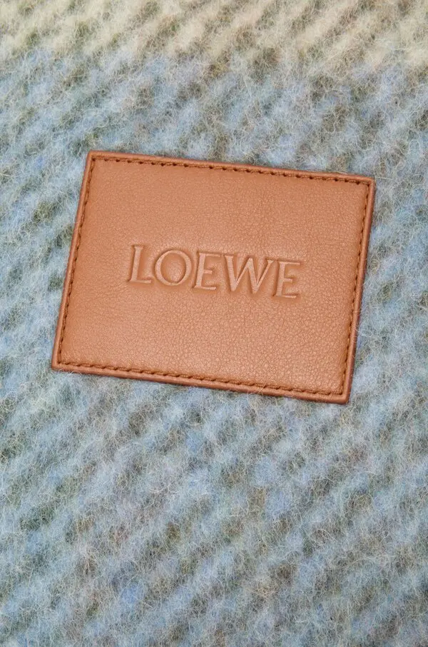 Loewe Blanket In Alpaca And Wool Blend
