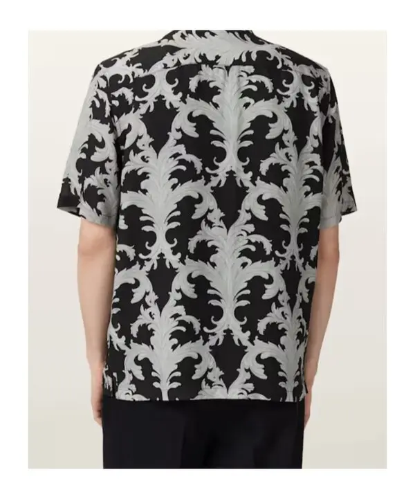 ALLSAINTS Motif Short Sleeve Shirt