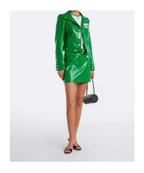 COURREGES Reedition Vinyl Miniskirt