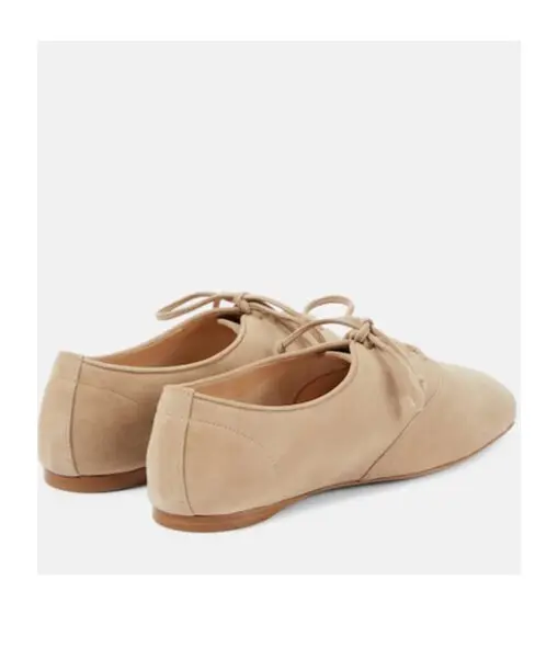Gabriela Hearst Leather Lace-up Flat