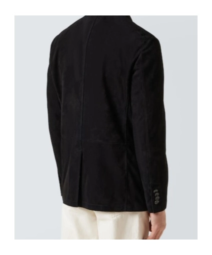 Brioni Monti Single-breasted Suede Blazer