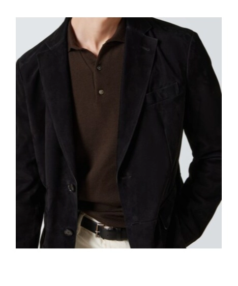 Brioni Monti Single-breasted Suede Blazer