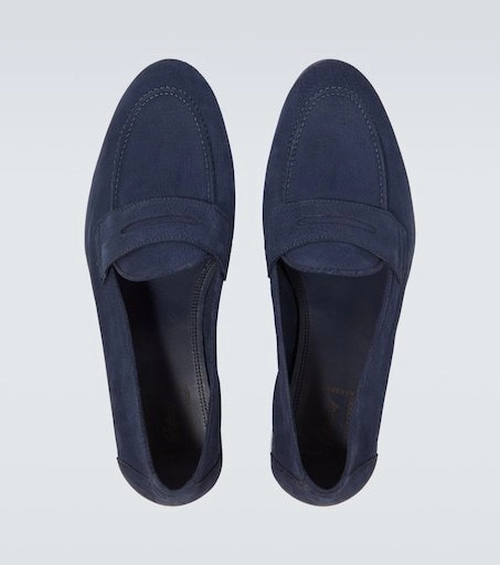 Brioni Appia Leather Penny Loafers