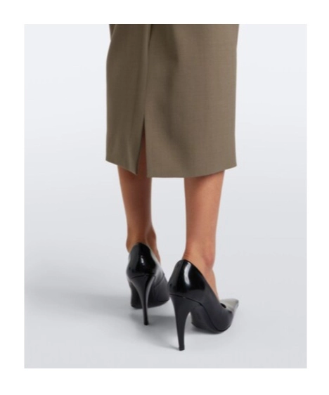 MUGLER Wool-blend Pencil Skirt