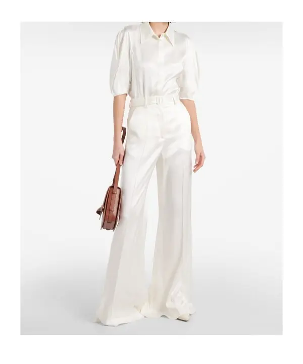 Gabriela Hearst High-waisted Wide-leg Trousers