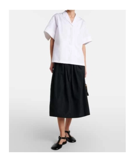 JIL SANDER Leather Mary Jane Flats
