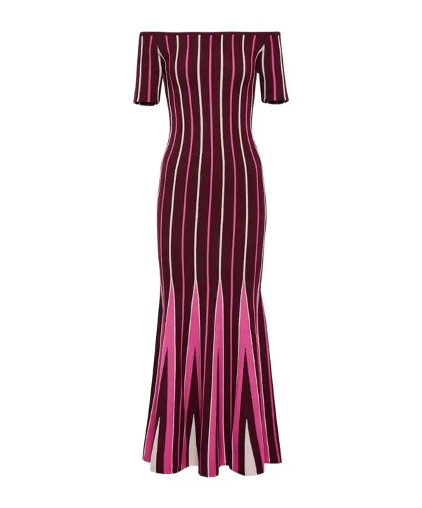 Gabriela Hearst Pleated Wool Maxi Dress