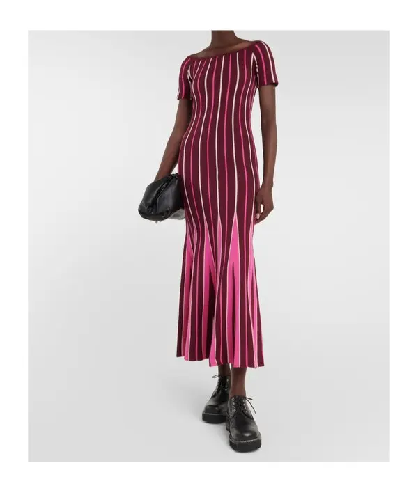 Gabriela Hearst Pleated Wool Maxi Dress