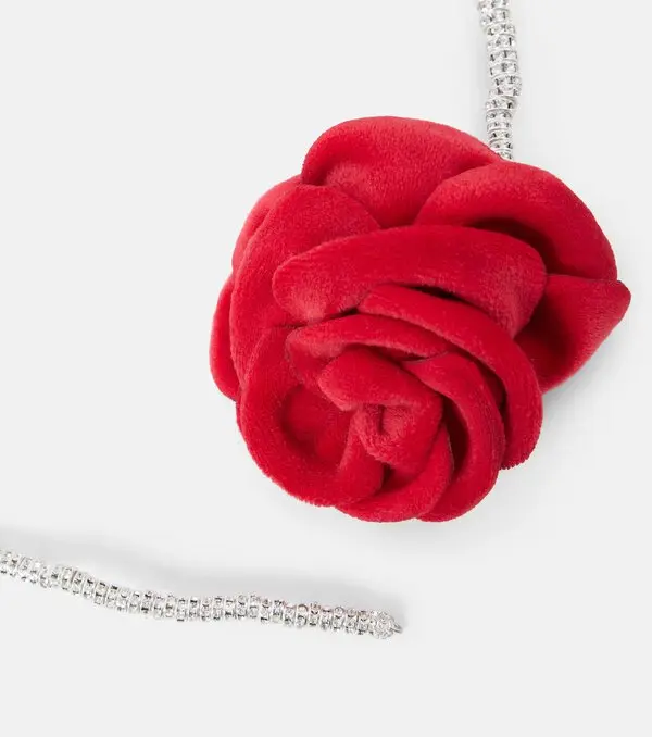 Magda Butrym Floral-appliqué Embellished Necklace