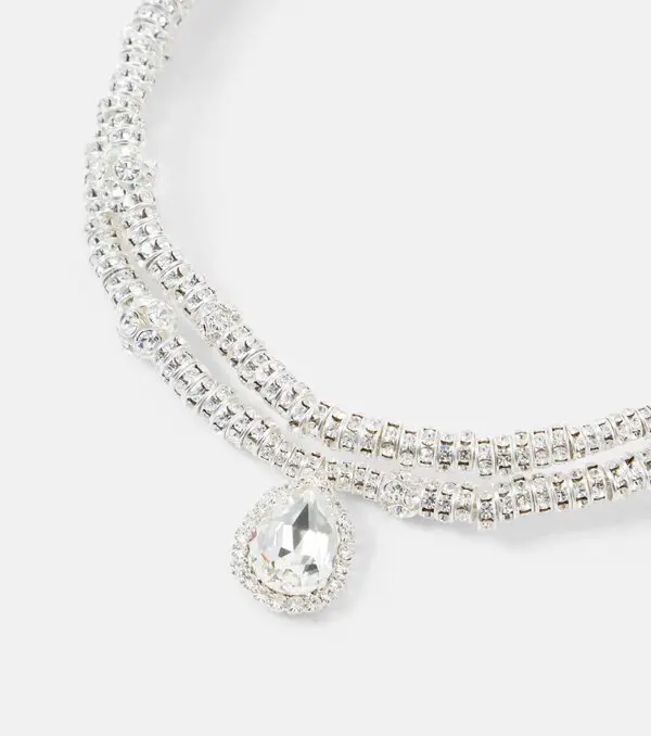 Magda Butrym Floral-appliqué Embellished Necklace