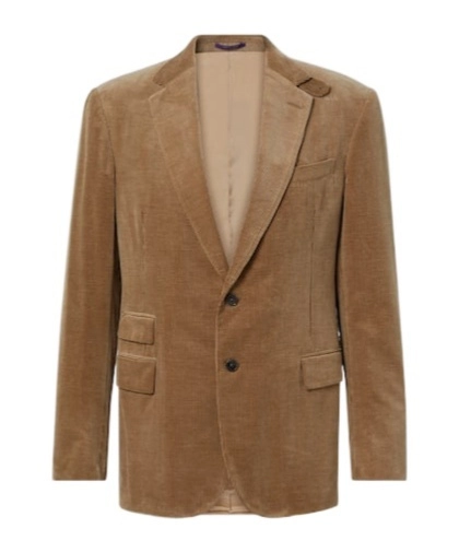 Ralph Lauren Kent Cotton And Cashmere Corduroy Blazer - Brown