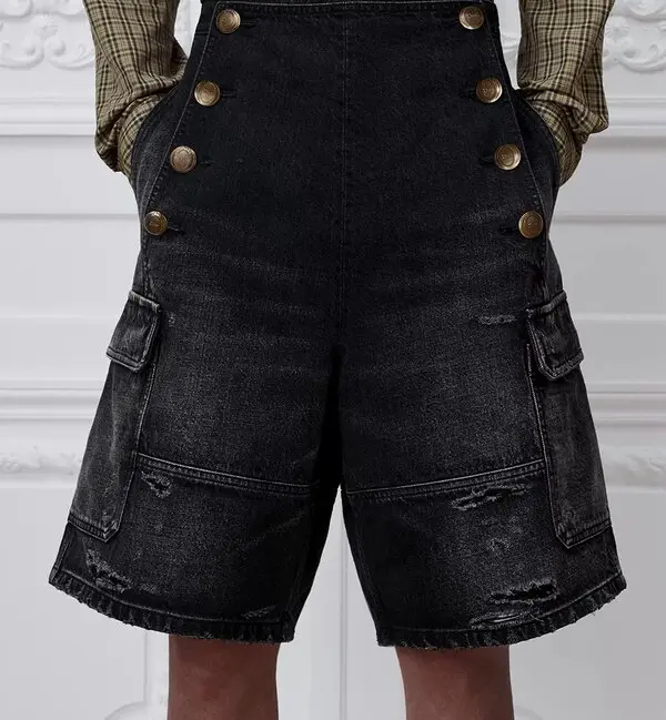 Dior Button-decorated Shorts