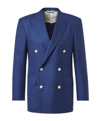 Dunhill Double-breasted Cashmere Blazer