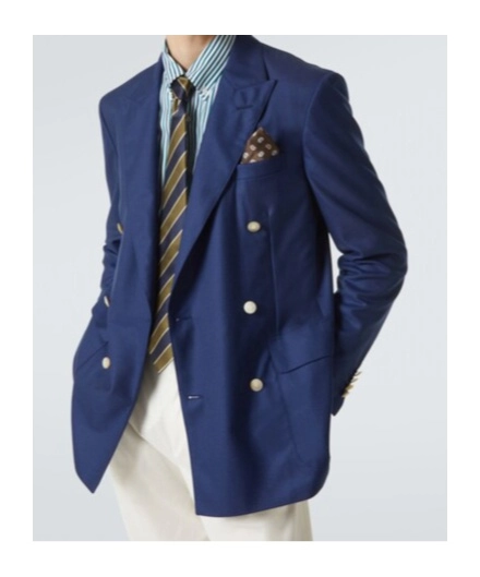 Dunhill Double-breasted Cashmere Blazer