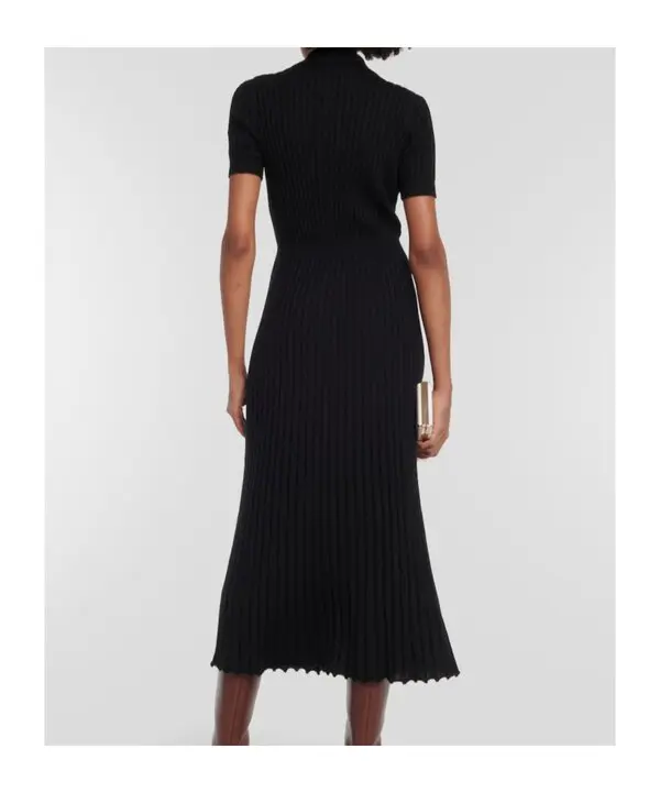 Gabriela Hearst Amor Short-sleeved Dress - Black