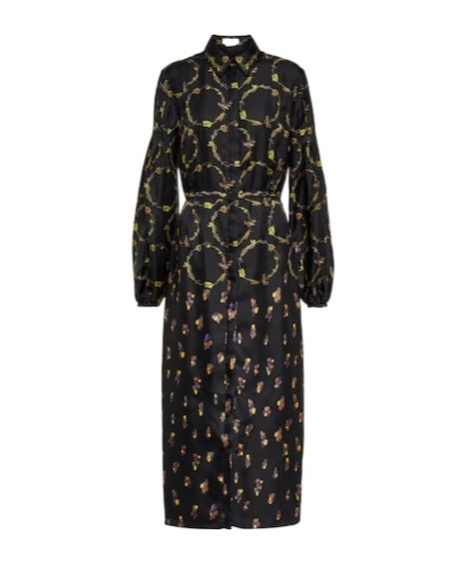 Gabriela Hearst Printed Silk Twill Maxi Dress