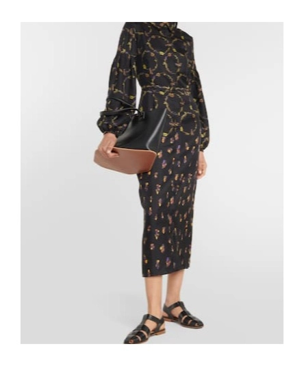 Gabriela Hearst Printed Silk Twill Maxi Dress