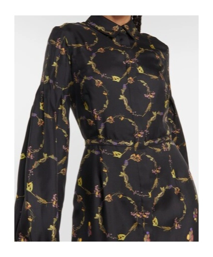 Gabriela Hearst Printed Silk Twill Maxi Dress