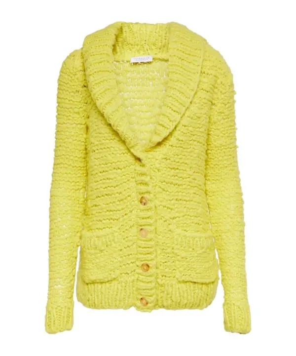 Gabriela Hearst Collared Knitted Cardigan