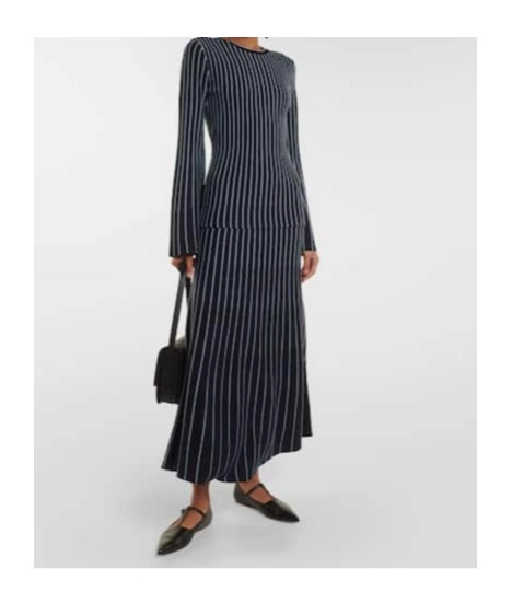 Gabriela Hearst Striped Maxi Skirt