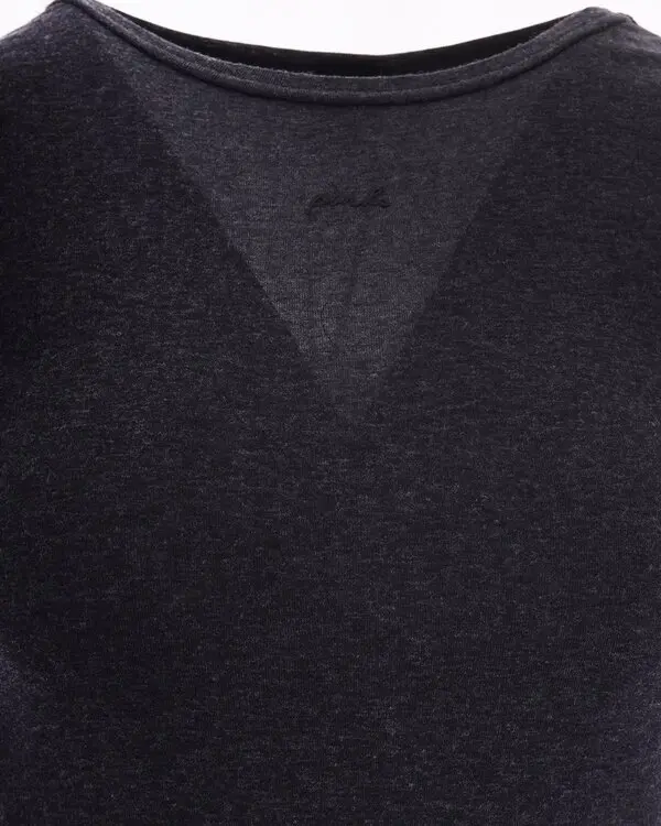 Pinko Ruched Sleeve Crewneck Sweater
