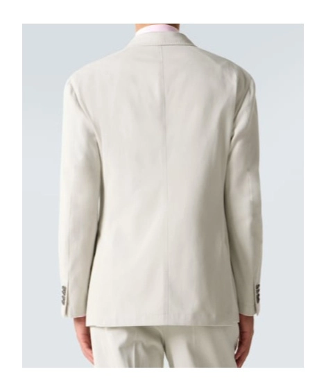 Dunhill Double-breasted Cotton And Cashmere Blazer