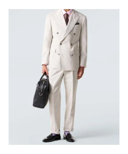 Dunhill Double-breasted Cotton And Cashmere Blazer