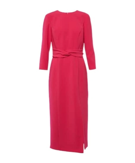 Carolina Herrera Crepe Midi Dress