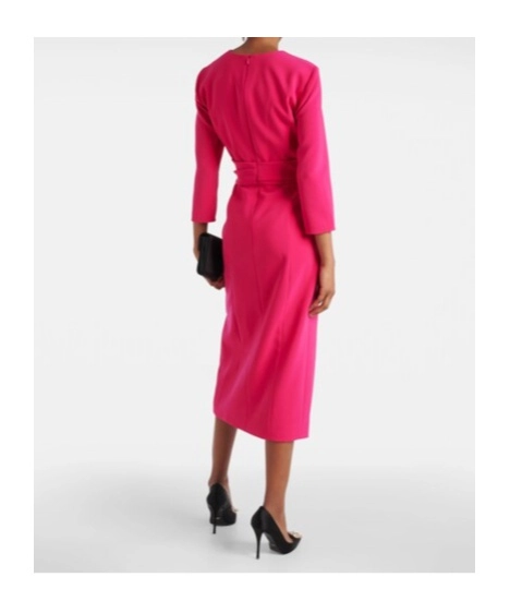 Carolina Herrera Crepe Midi Dress