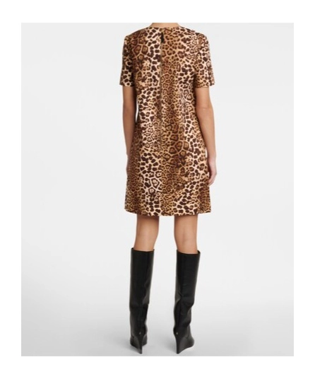Carolina Herrera Leopard Print Dress