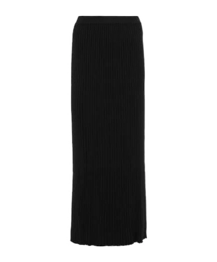 Gabriela Hearst Knitted Midi Skirt - Black