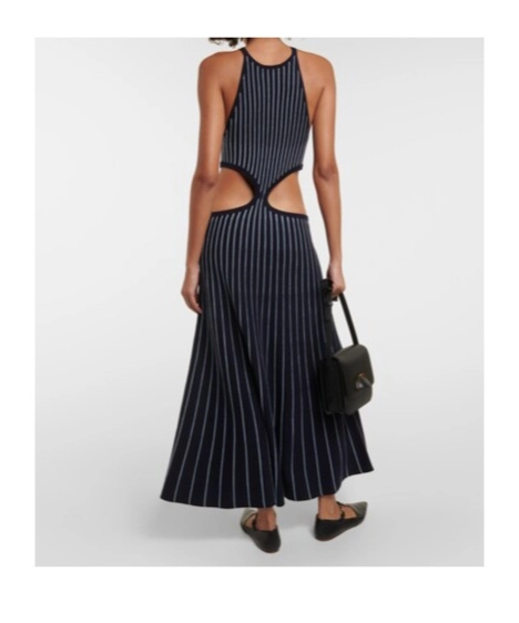 Gabriela Hearst Striped Hollow Dress