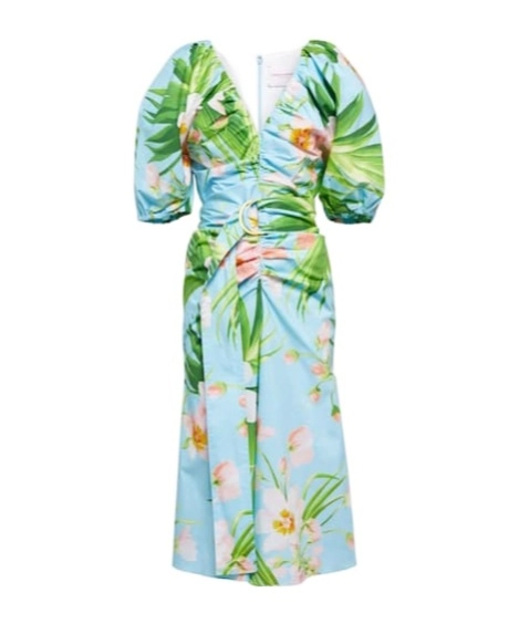 Carolina Herrera Puffy Midi Dress