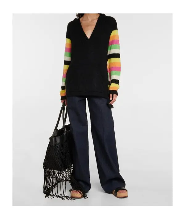 Gabriela Hearst Striped Knit Hoodie