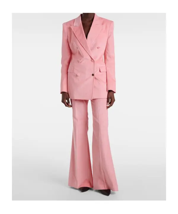 Gabriela Hearst Corduroy Double-breasted Suit Jacket