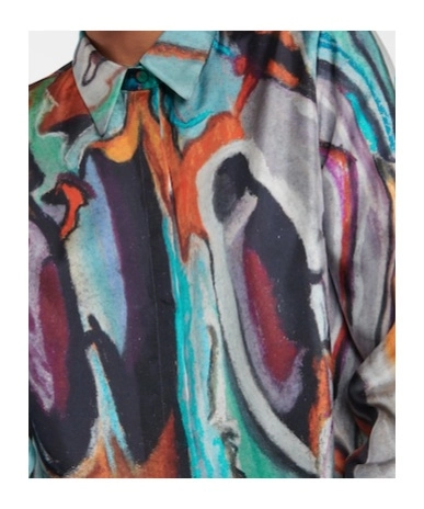 Gabriela Hearst Henri Silk Printed Shirt