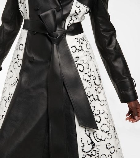 Gabriela Hearst Leather Trench Coat