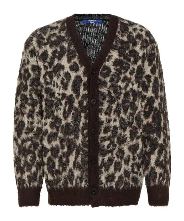 Junya Watanabe Leopard Jacquard Sweater