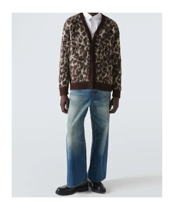 Junya Watanabe Leopard Jacquard Sweater