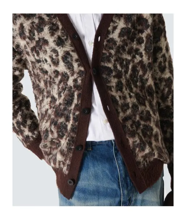 Junya Watanabe Leopard Jacquard Sweater