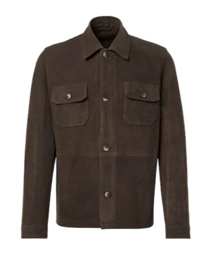 Frescobol Carioca Ravi Suede Overshirt