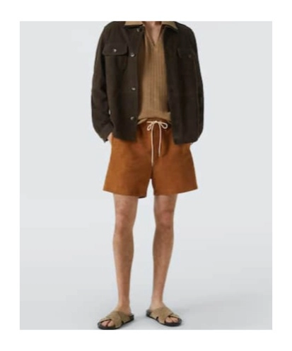 Frescobol Carioca Ravi Suede Overshirt